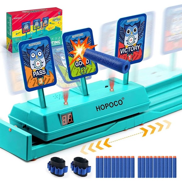 HOPOCO | Toys | Electronic Moving Targets Learning Toy For Nerfs | Poshmark